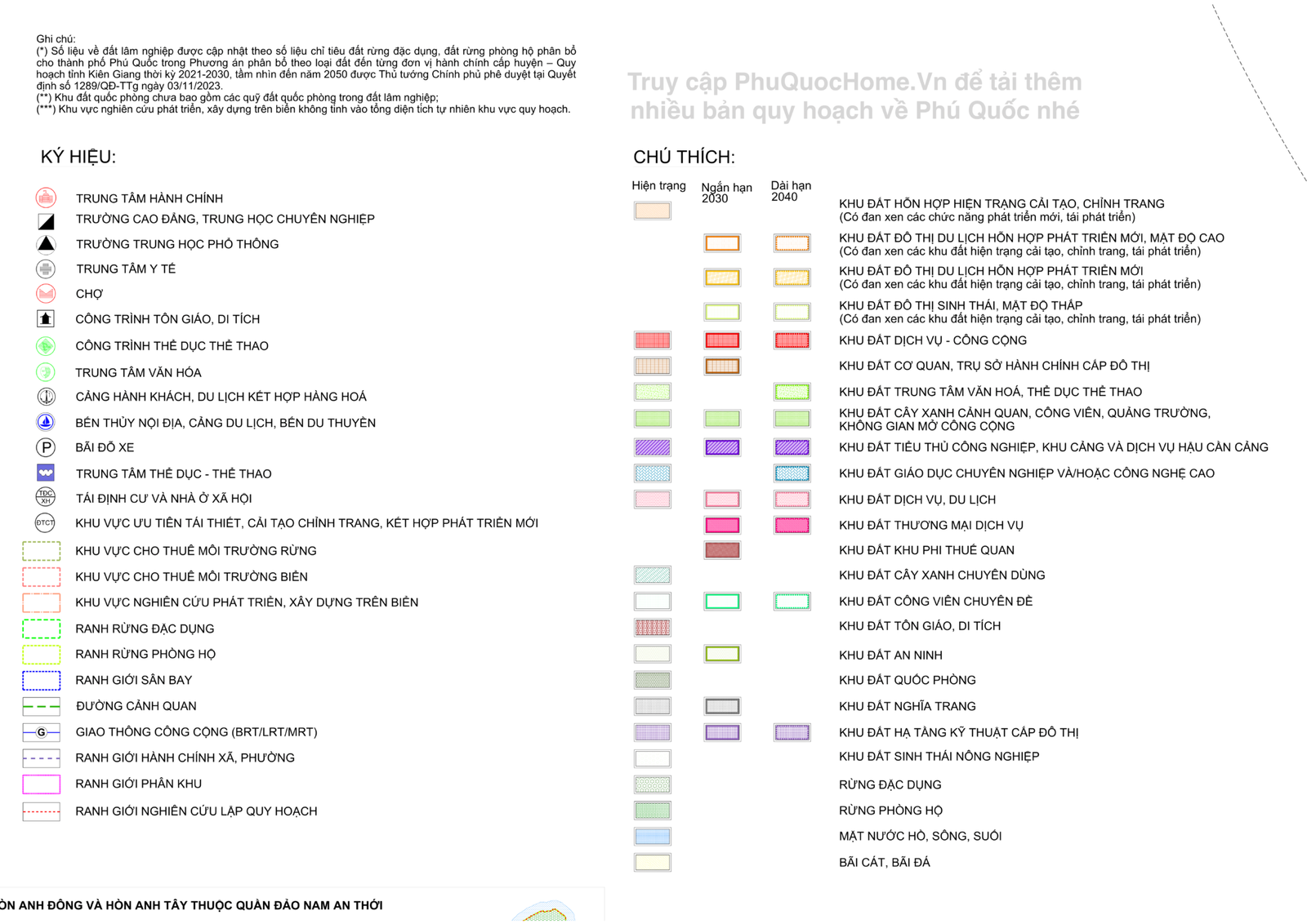 Quy hoạch Phú Quốc đến năm 2040 (File + Maps) - Phú Quốc Home